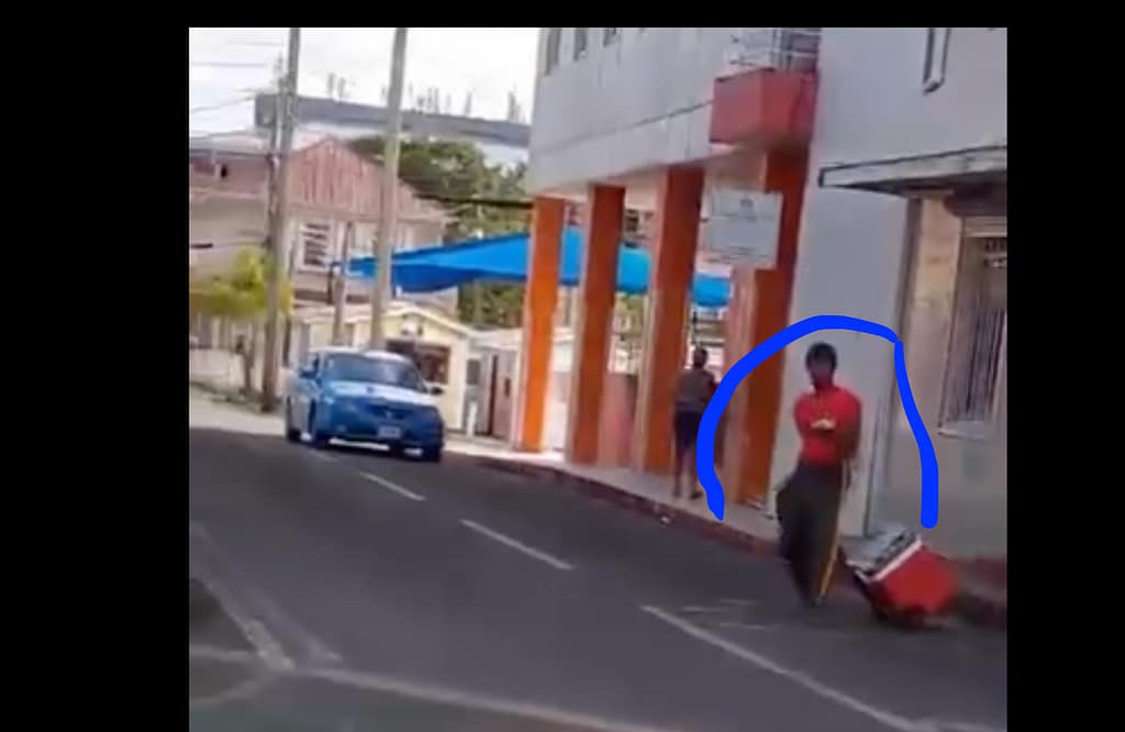 Watch as a man casually steals a cooler from Super Power Electronics ...