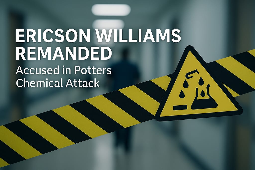 Ericson Williams Remanded After Chemical Attack - Antigua News Room