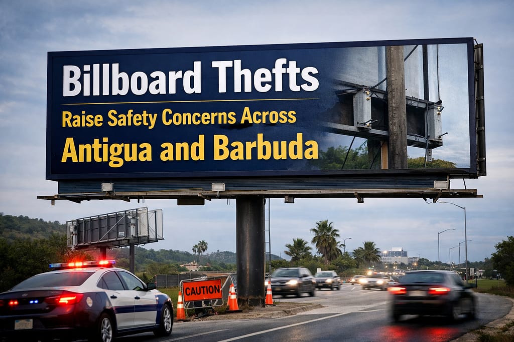Billboard Thefts Raise Safety Concerns Across Antigua and Barbuda ...