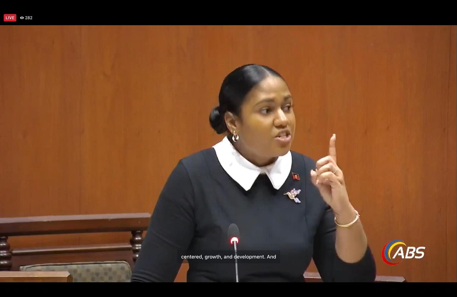 VIDEO: Minister Maria Browne Rebukes presentation from Opposition leader Jamale Pringle ...