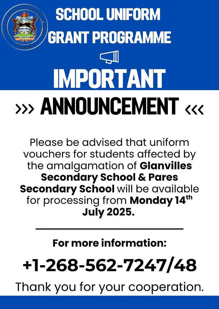 Uniform Voucher Processing Begins July 14 for Glanvilles and Pares ...