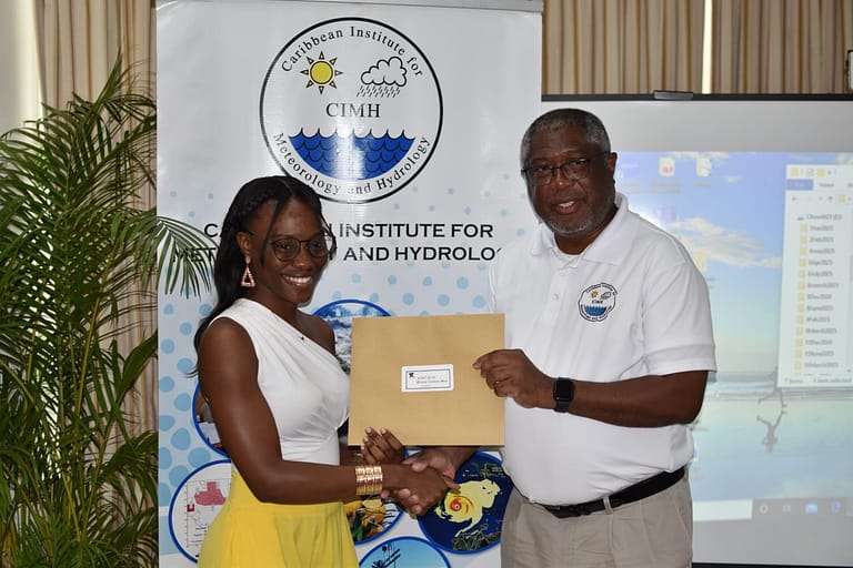 Antigua and Barbuda Forecasters Bianca Bless and Charissa Humphreys ...