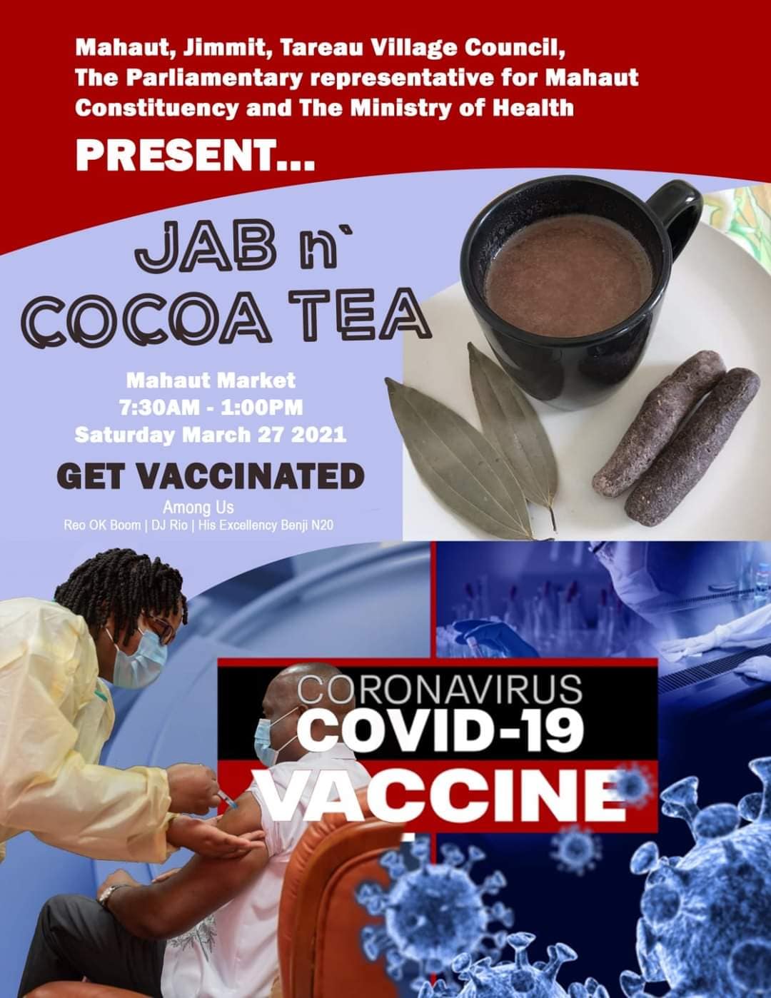 DOMINICA is offering free cocoa tea with COVID-19 jab - Antigua News Room