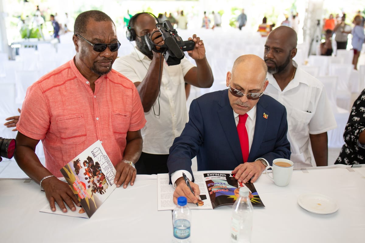 WATCH: Asot Michael Speech at launch of manifesto - Antigua News Room