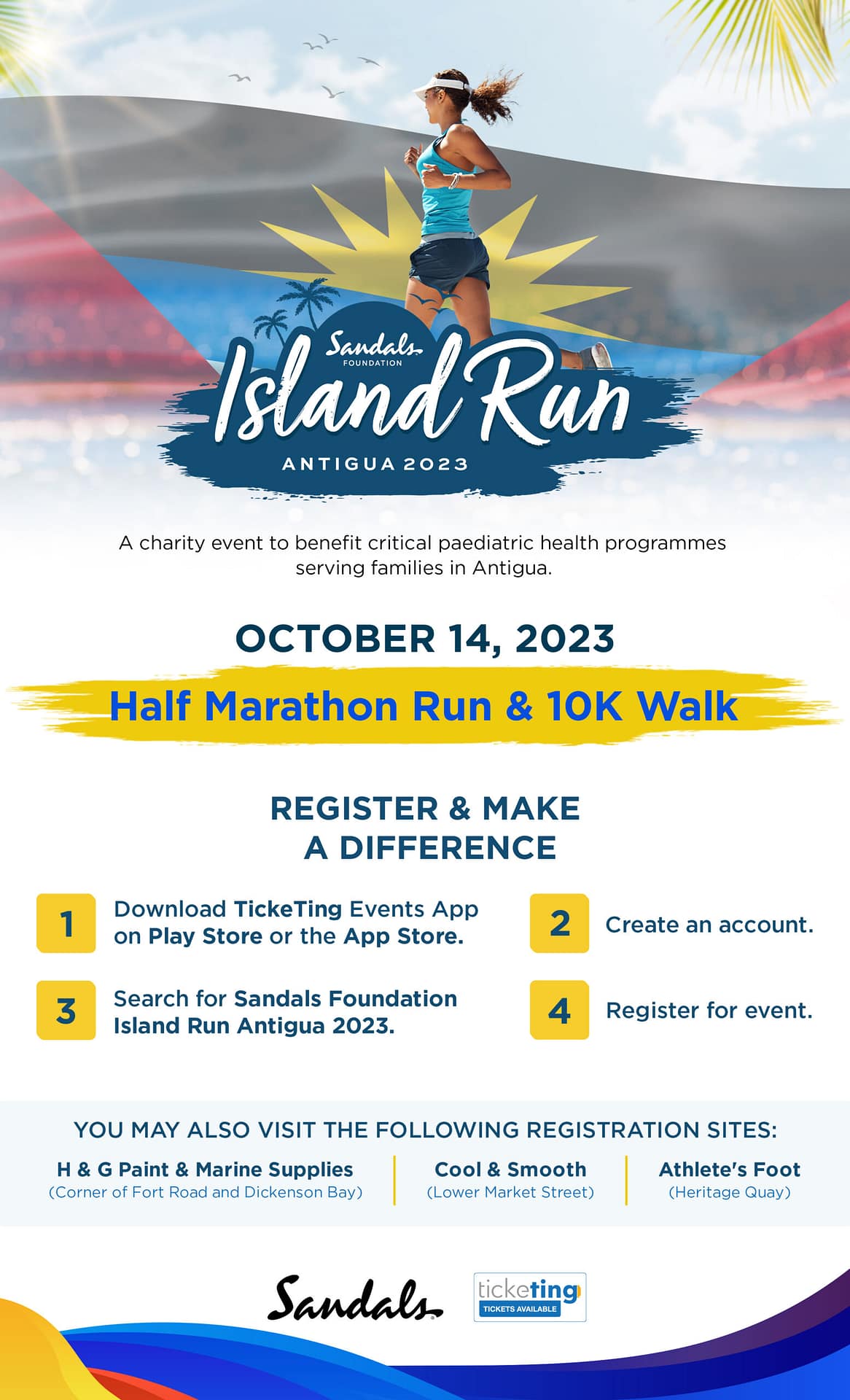 Sandals Invites the Public to Join Island Run Antigua on October 14 ...