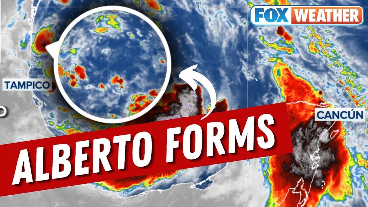 Tropical Storm Alberto forms in southwest Gulf, 1st named storm of the ...