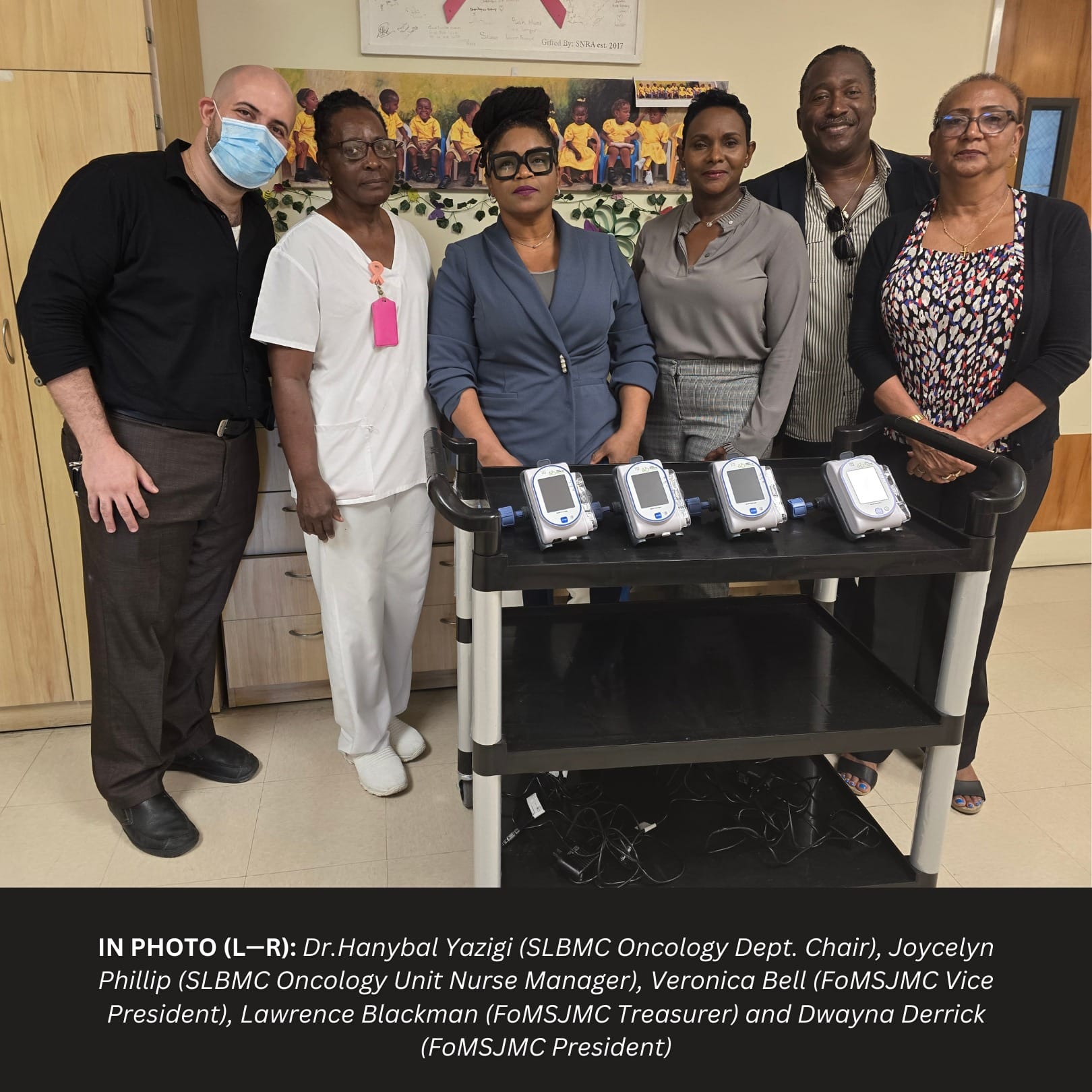 Friends of MSJMC Donate Advanced Infusion Pumps to SLBMC Oncology Unit ...
