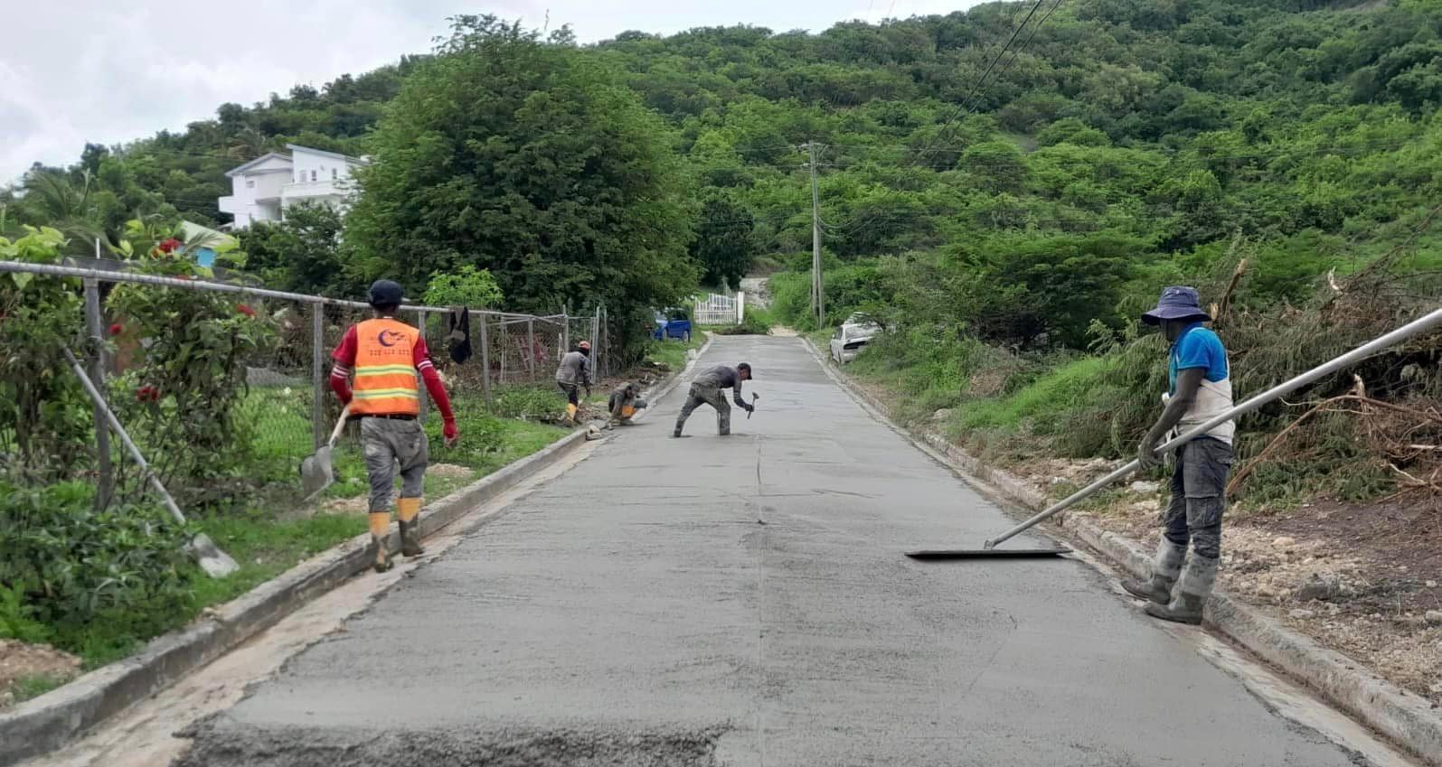 Concrete roads more expensive but more durable, says PM - Antigua News Room