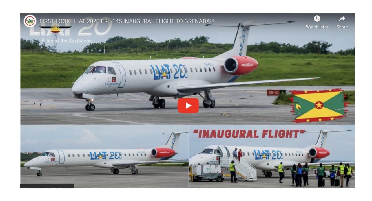 VIDEO: LIAT20 launches inaugural flight to Grenada - Antigua News Room