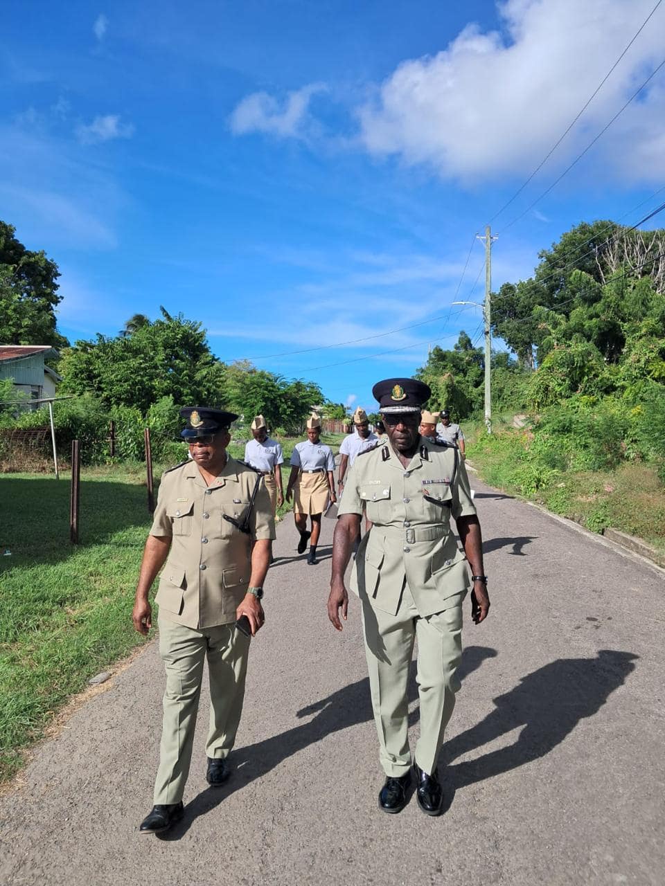 Top Cop Takes To The Streets For Police Community Day - Antigua News Room