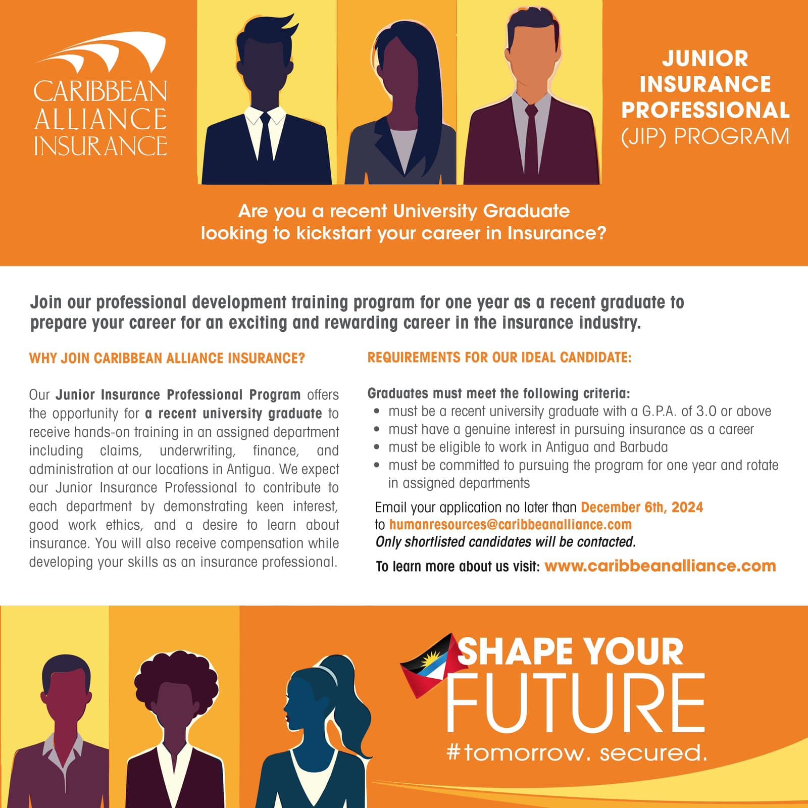 JOB VACANCY: Junior Insurance Professional - Antigua News Room