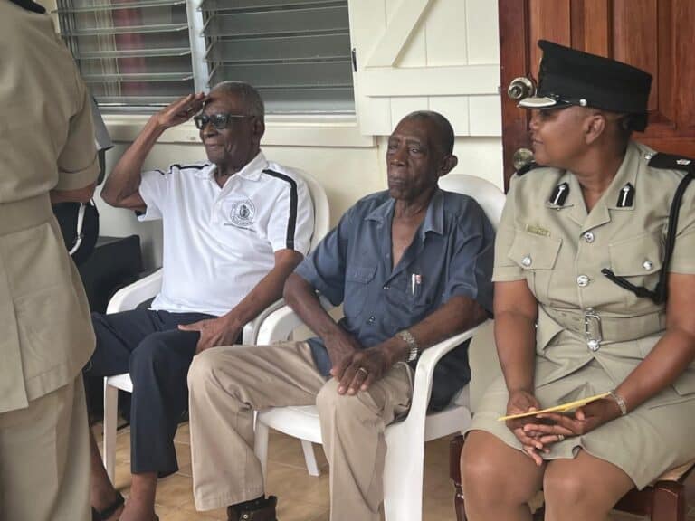 Course 49 Recruits Celebrate Sir Wright George’s 94th Birthday Ahead of ...