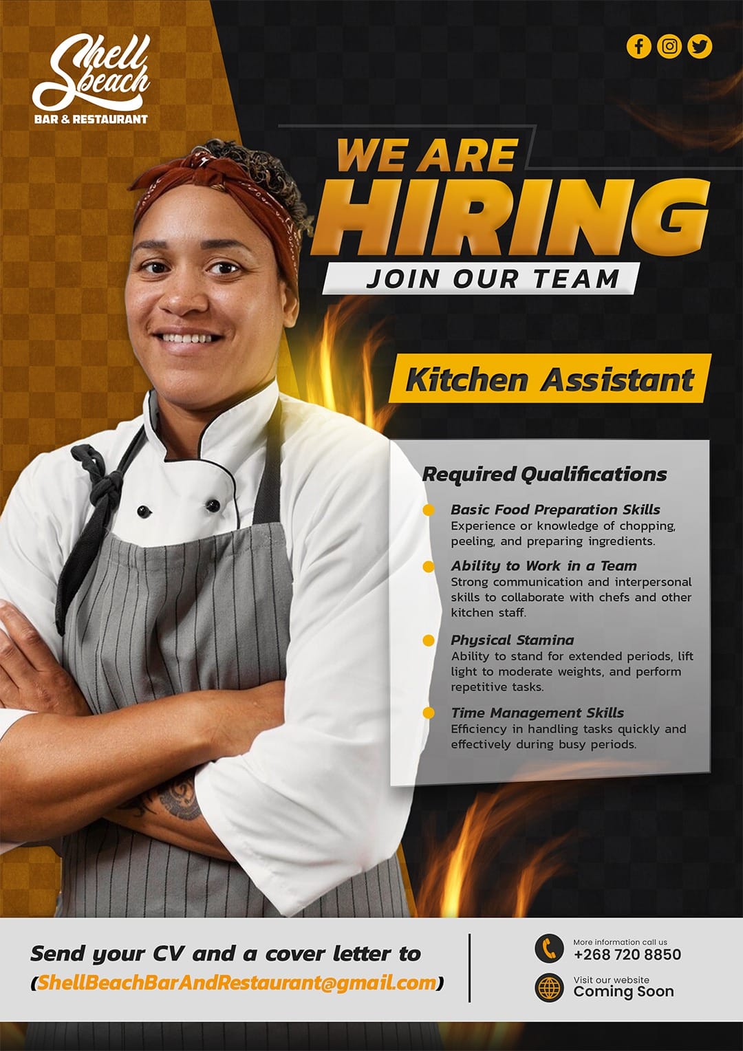 JOB VACANCY: Kitchen Assistant - Antigua News Room