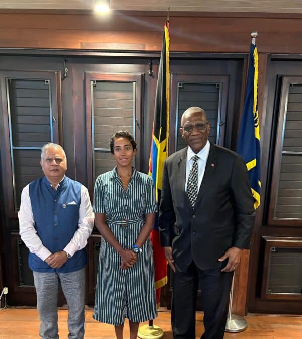 Governor General Sir Rodney Williams Welcomes Honorary Consul Vijay ...