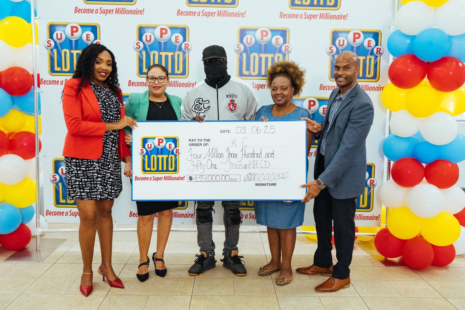 M.r A.C. Wins Historic Super Lotto Jackpot - Antigua News Room