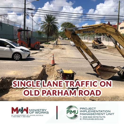 Antigua Barbuda Traffic Update: Old Parham Road - Antigua News Room