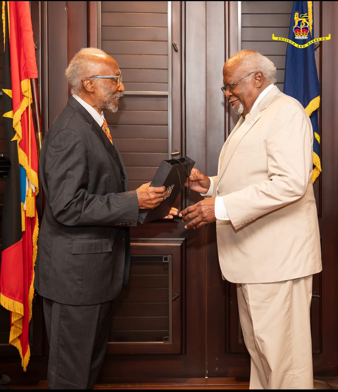Son of Legendary Marcus Garvey, Dr. Julius Garvey, Welcomed by Governor ...