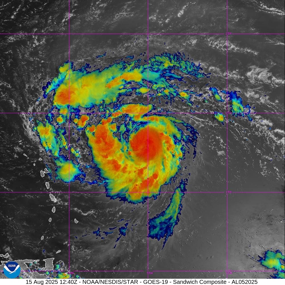 Barbuda Braces for Possible Tropical Storm Conditions from Erin - heavy ...